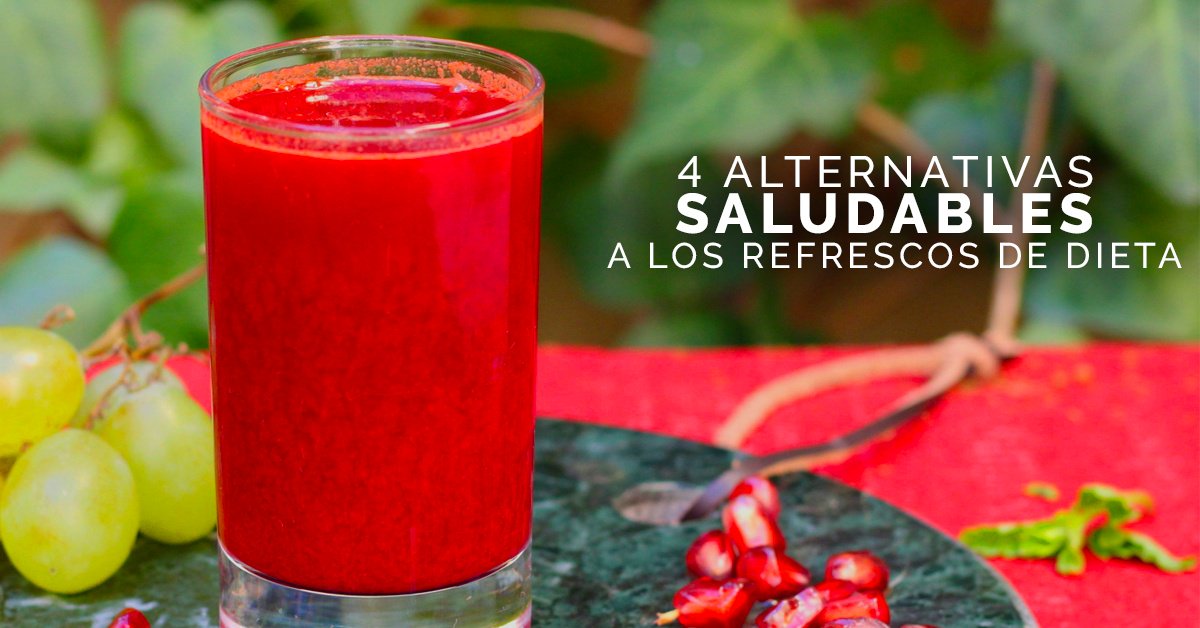 4 alternativas saludables de los refrescos de dieta - CWP