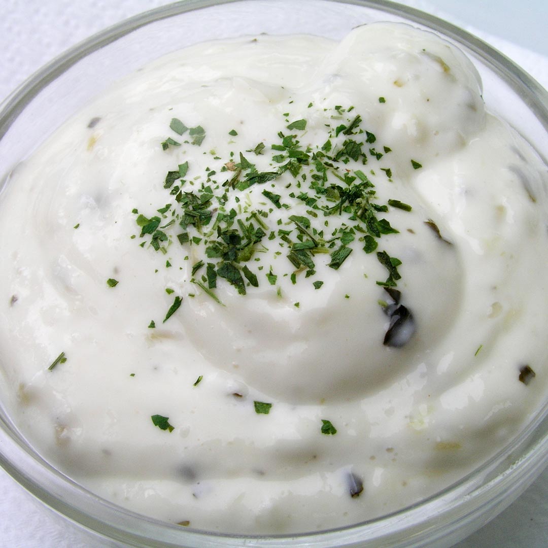 Receta CWP: Aderezo ranch a base de leche y crema de coco