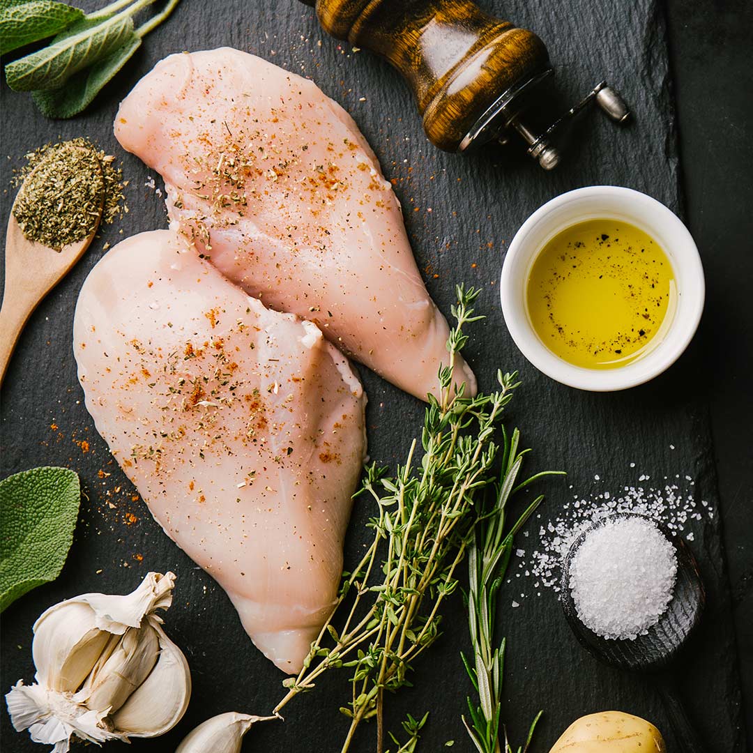 Pechuga de pollo con queso crema, estilo CWP