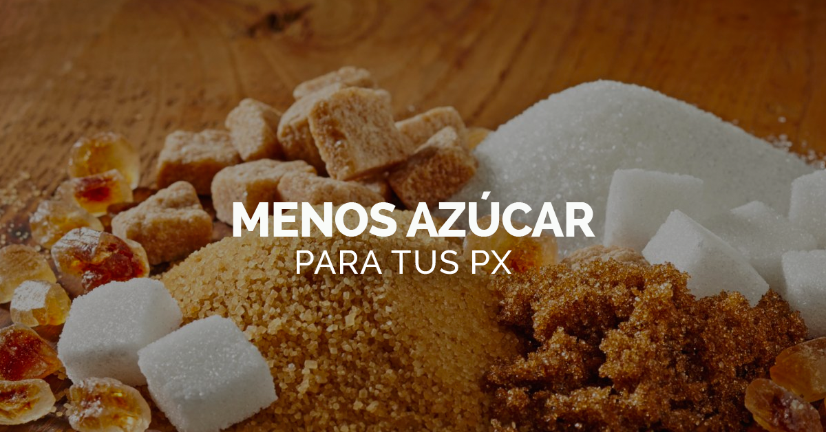 Pon menos azúcar en la dieta de tus pacientes